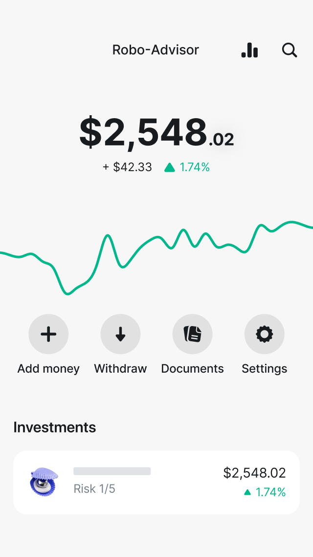 Robo-Advisor US Launch webpage | Revolut United States