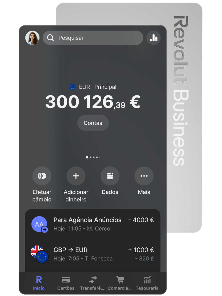Abrir conta Business | Revolut Portugal