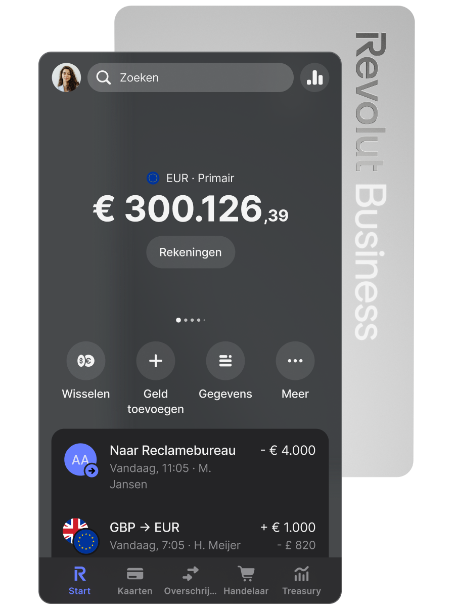Open een zakelijke rekening | Revolut Nederland