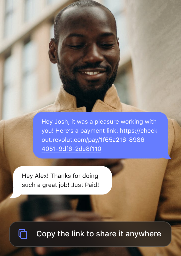 Payment Links — Get Paid Quickly and Easily | Revolut Business